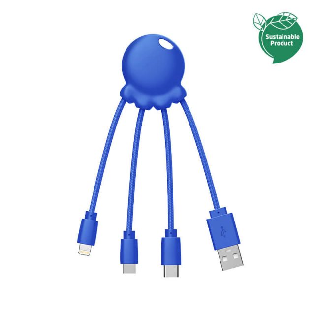 Octopus: El cable multi-conector sostenible y personalizable - Maelan